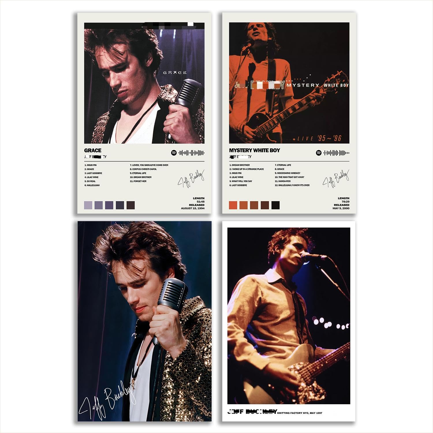 Amazon.com: Jeff Poster Buckley Album Cover Limited Edition Posters ...