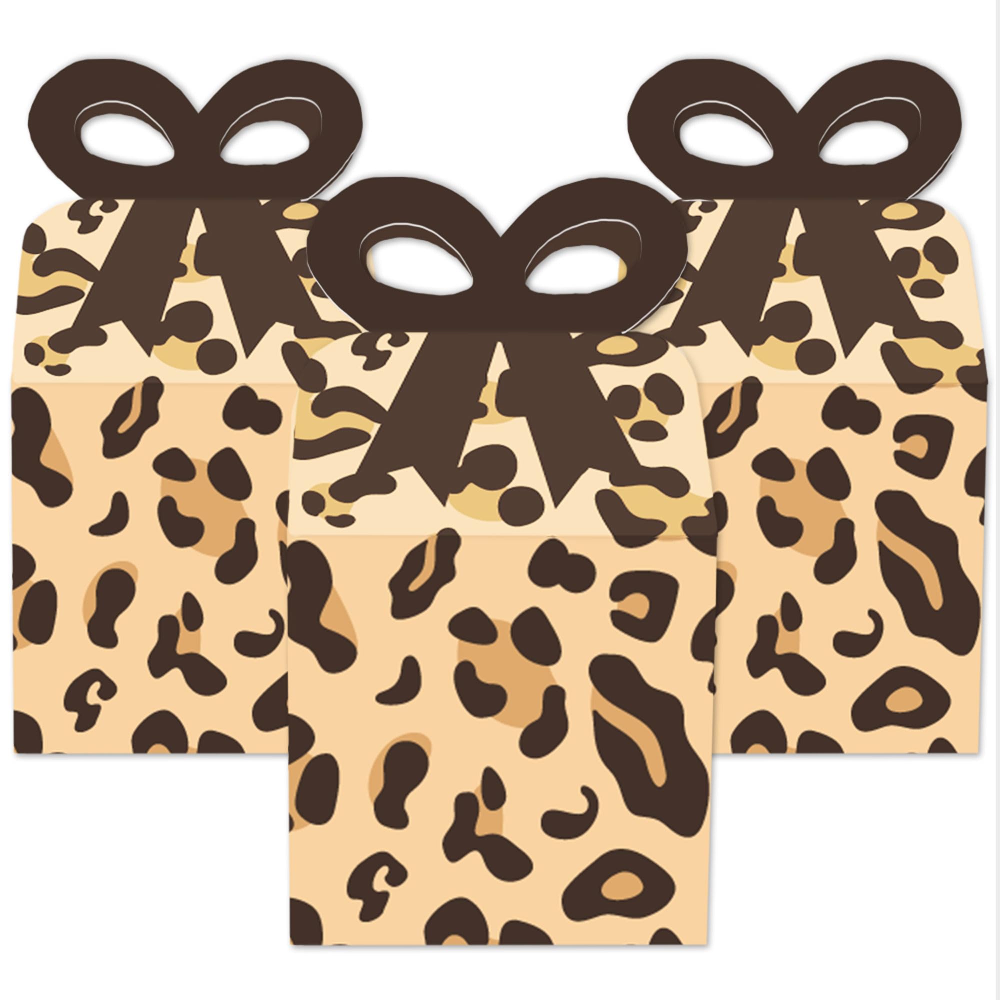 Cheetah Print Favor Boxes