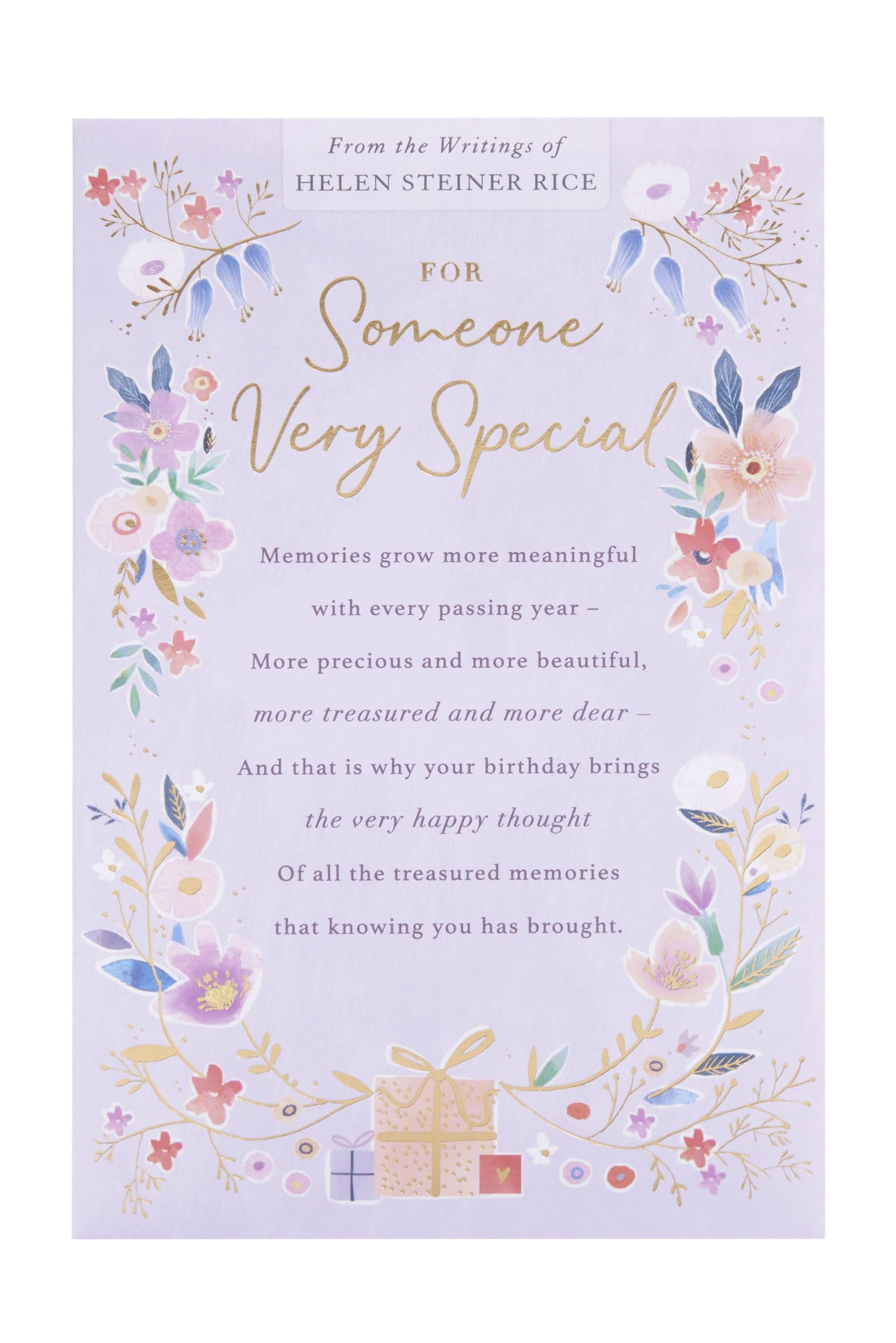 UK Greetings Birthday Card for Her/Friend - Light Pink Design : Amazon ...