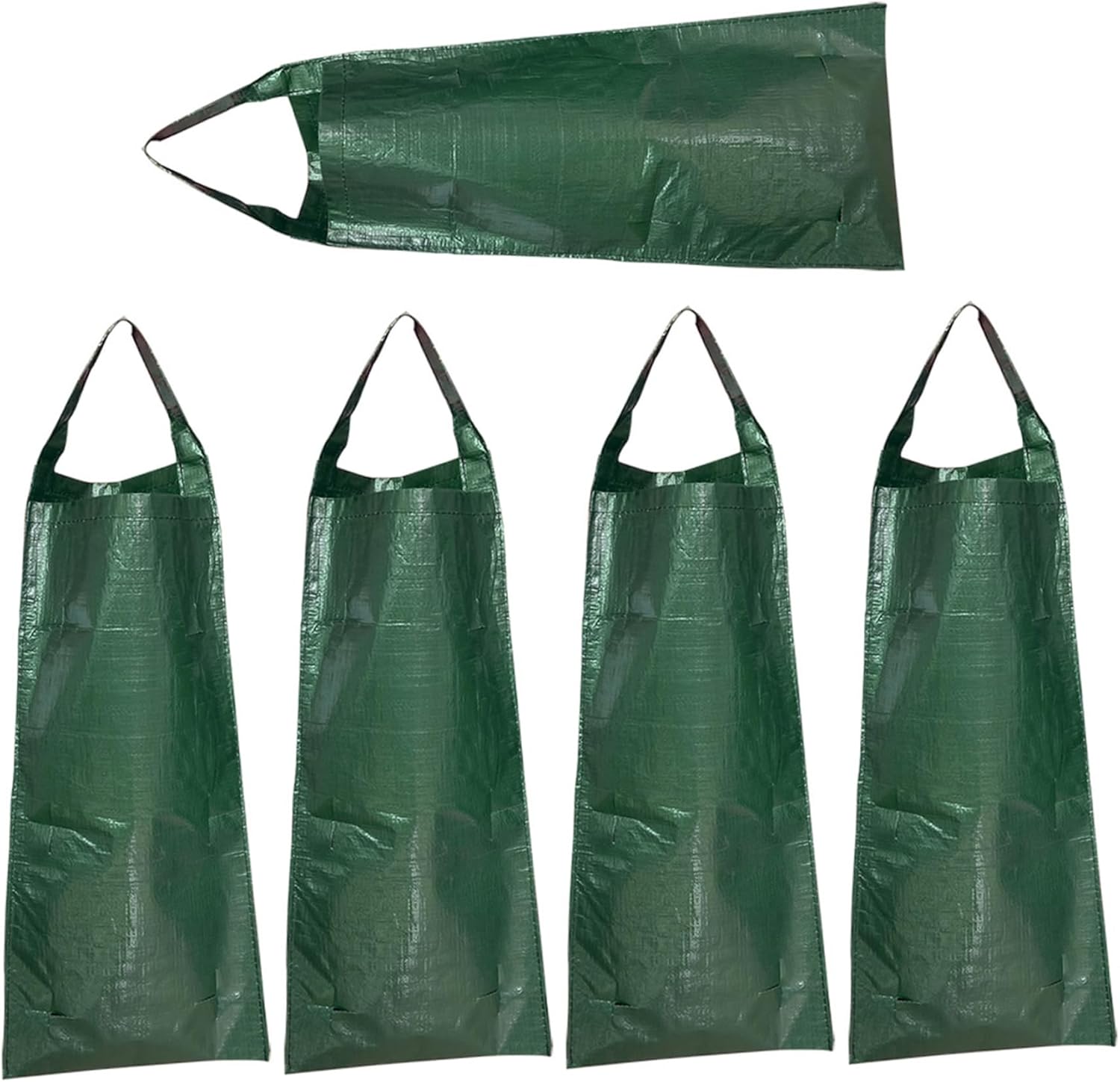 Hanging Plant Bag, 5Pcs Hanging Grow Bags 10x28 Inch Green Color ...