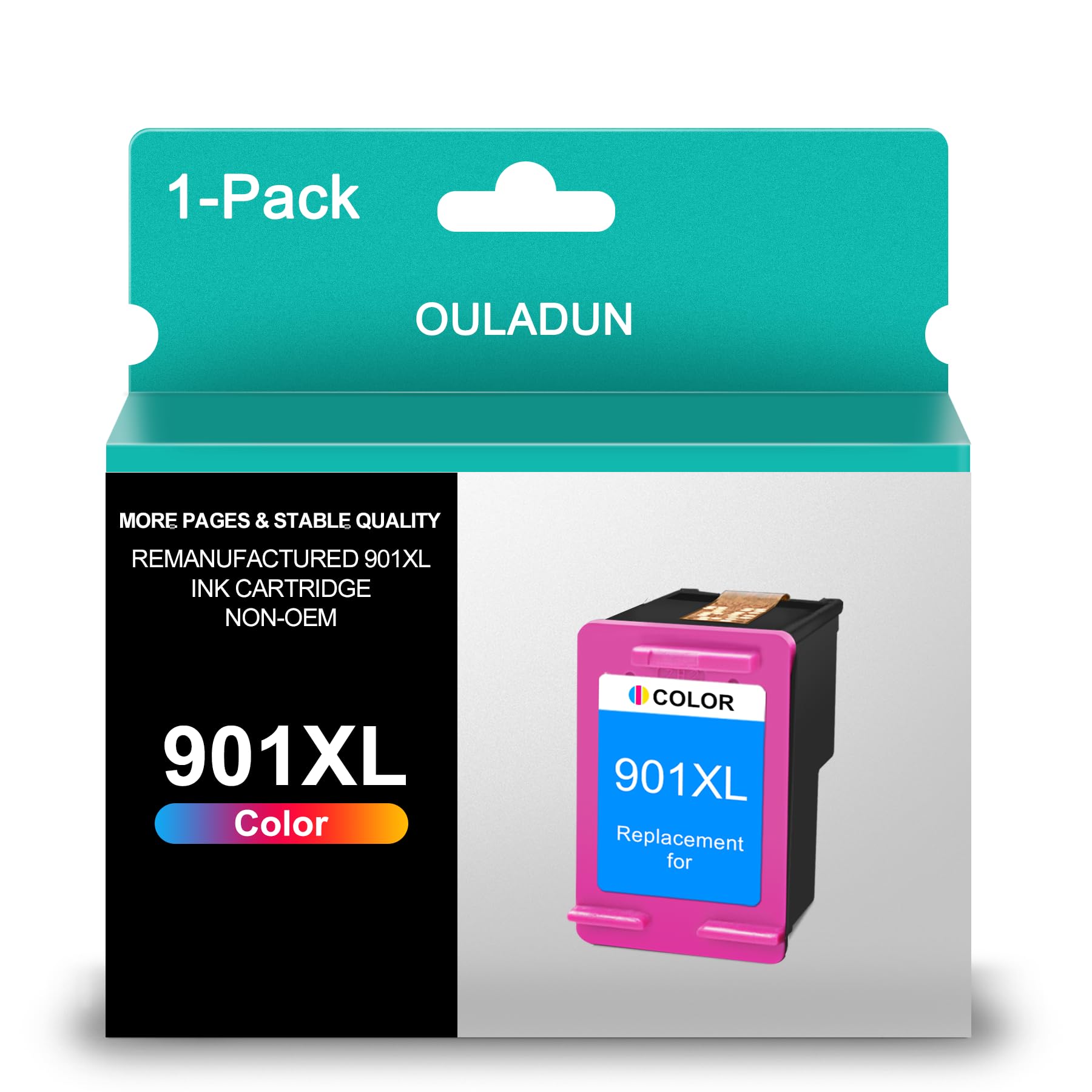 Amazon.com: 901 Color Ink Cartridges Remanufactured for HP 901XL 901 XL ...