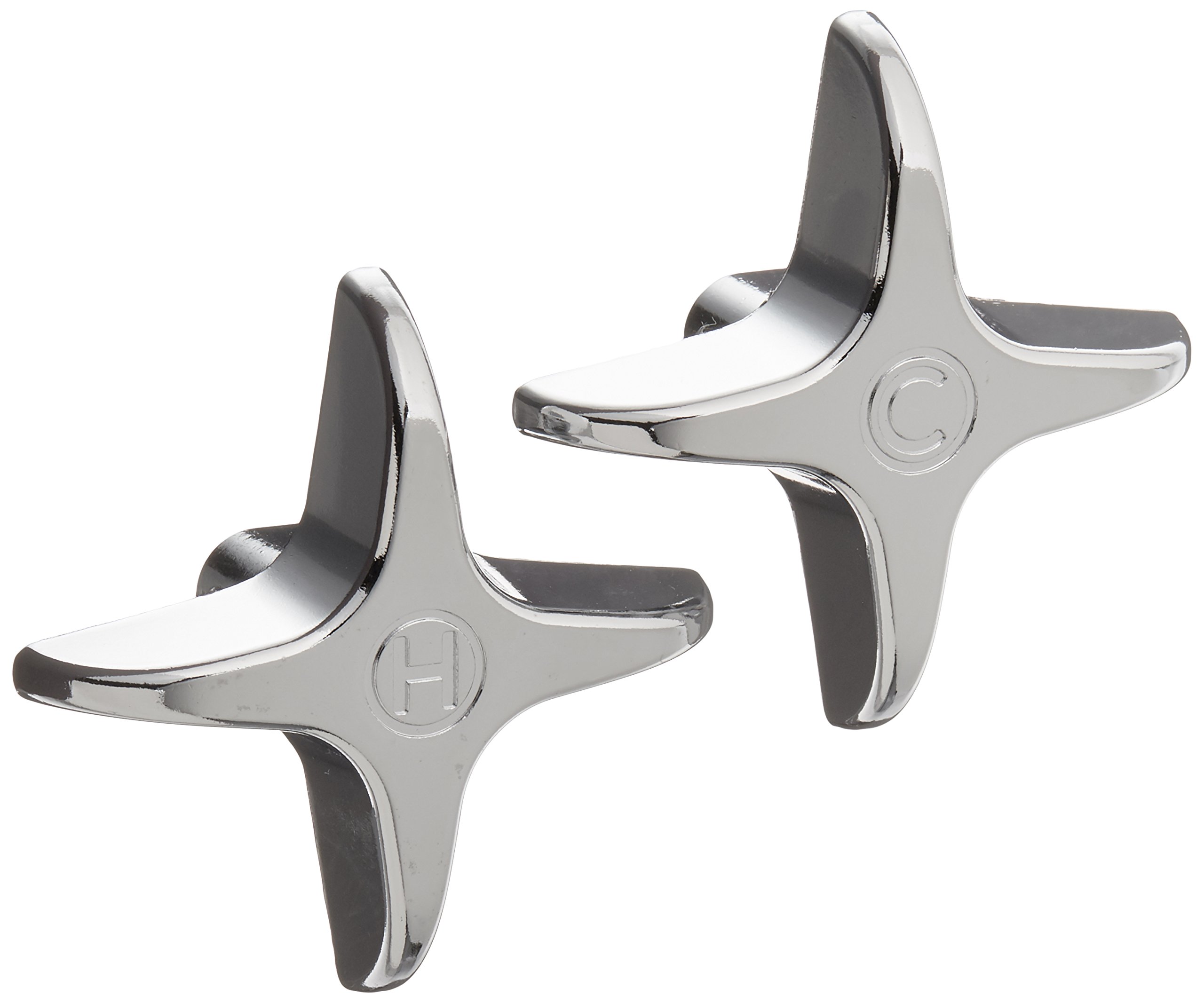 Universal Faucet Parts 47030 Vise Grip Handle-Cross (Pair), Silver ...