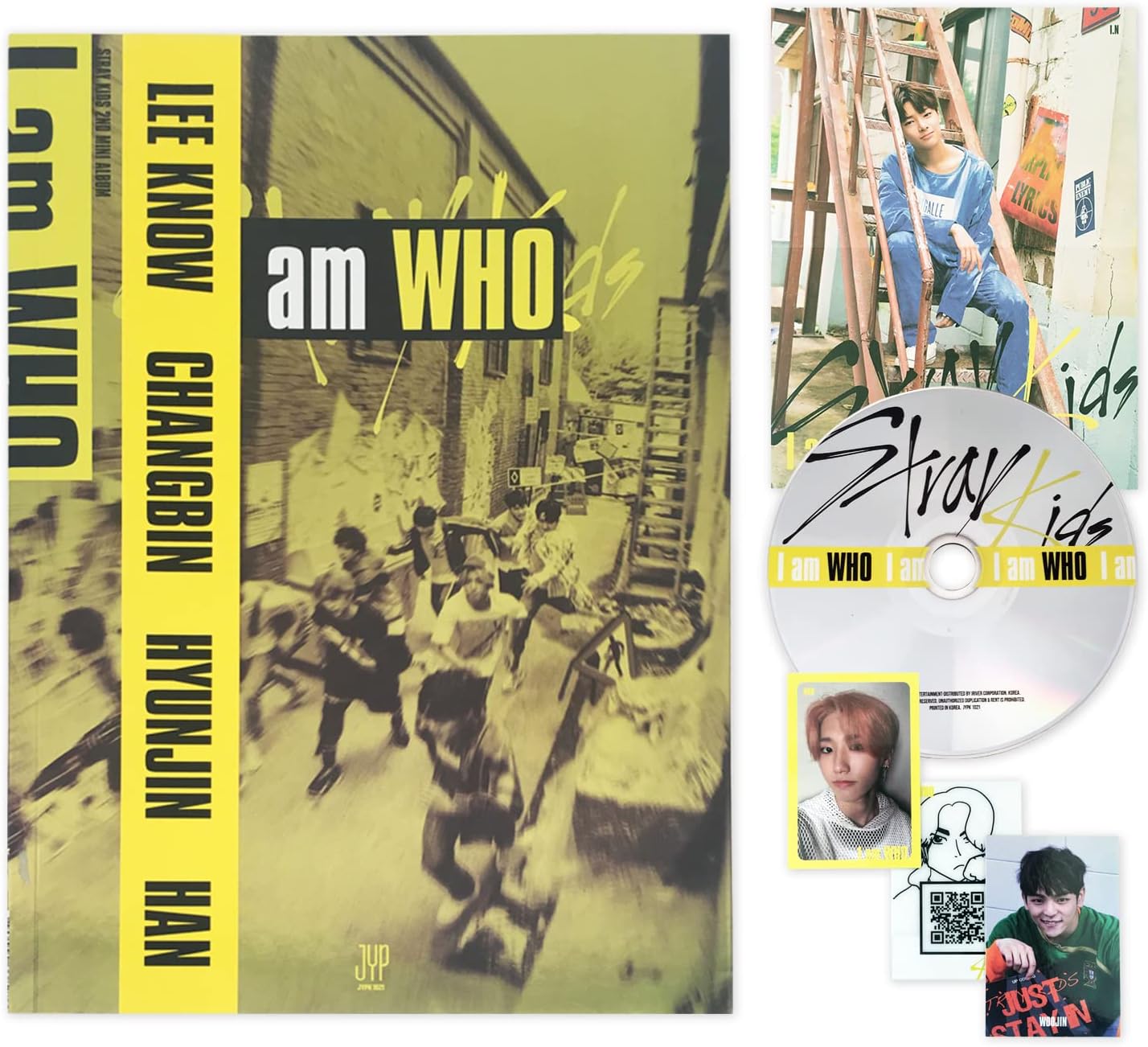 STRAY KIDS - 2nd Mini Album [I am WHO] (WHO Ver.) Photobook + CD-R ...