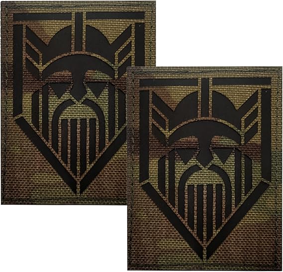Amazon.com: 2 PCS AliPlus Viking Patches IR Infrared Reflective Patches ...