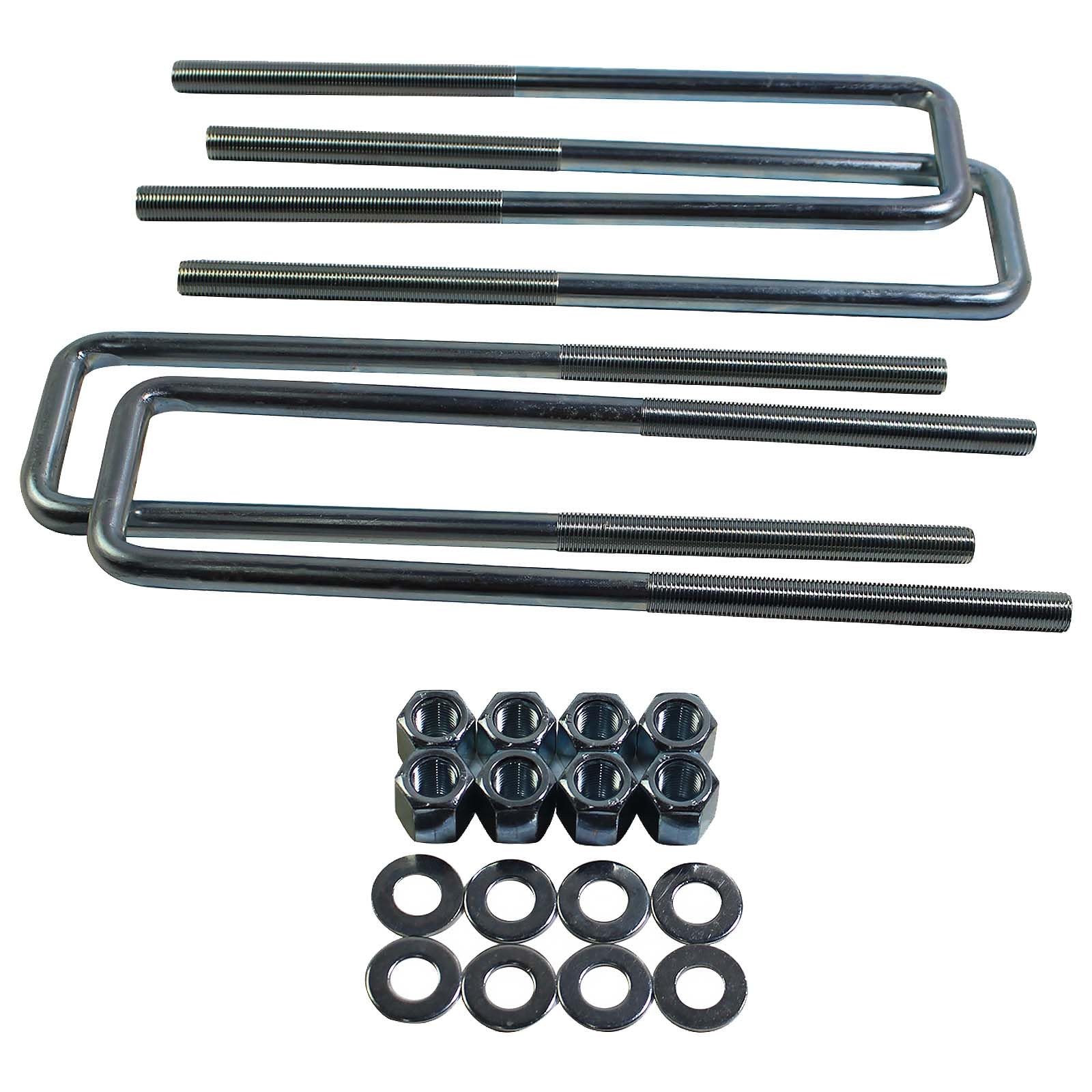 Snapklik.com : BST BSSP 12.5" Extended Square U-Bolts Kit For 2.5" Wide ...