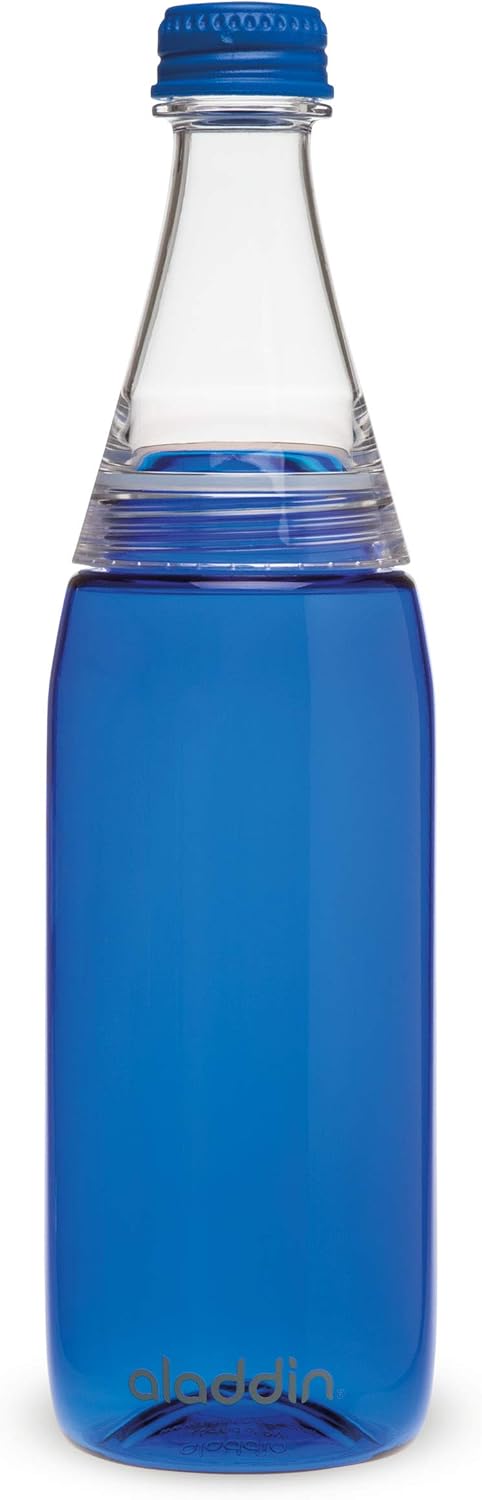 Amazon | Aladdin Fresco Twist and Go Two Way Lid Water Bottle, Blue, 0. ...