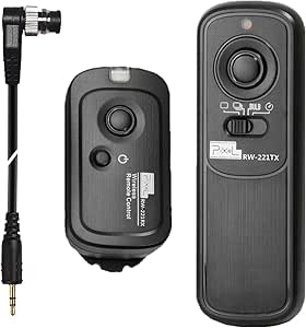 Amazon.com : Pixel Camera Wireless Remote Shutter Release RW-DC0 for Nikon Z8 Z9 D3 D4 D5 D6 ...