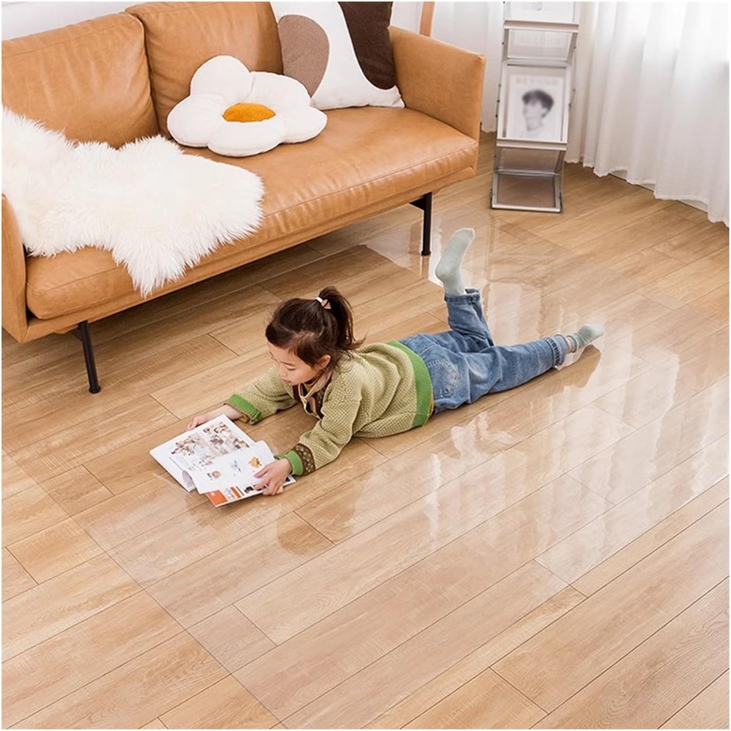 Amazon.com: Living Room Area Rugs Clear Vinyl Plastic, 2ft 3ft 4ft 5ft ...