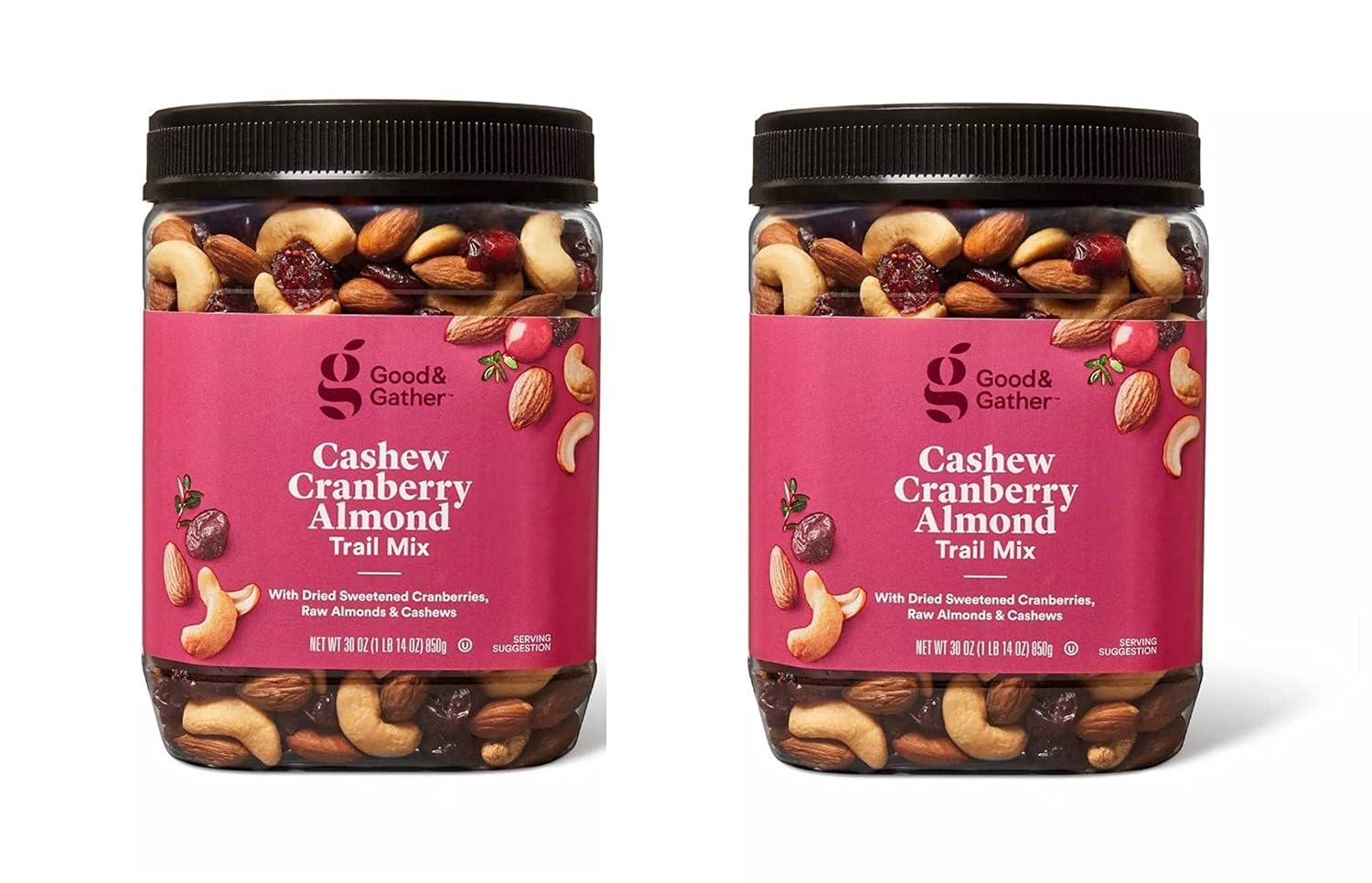 Amazon.com : Archer Farms Cashew Cranberry & Almond Trail Mix 30 oz - 2 ...