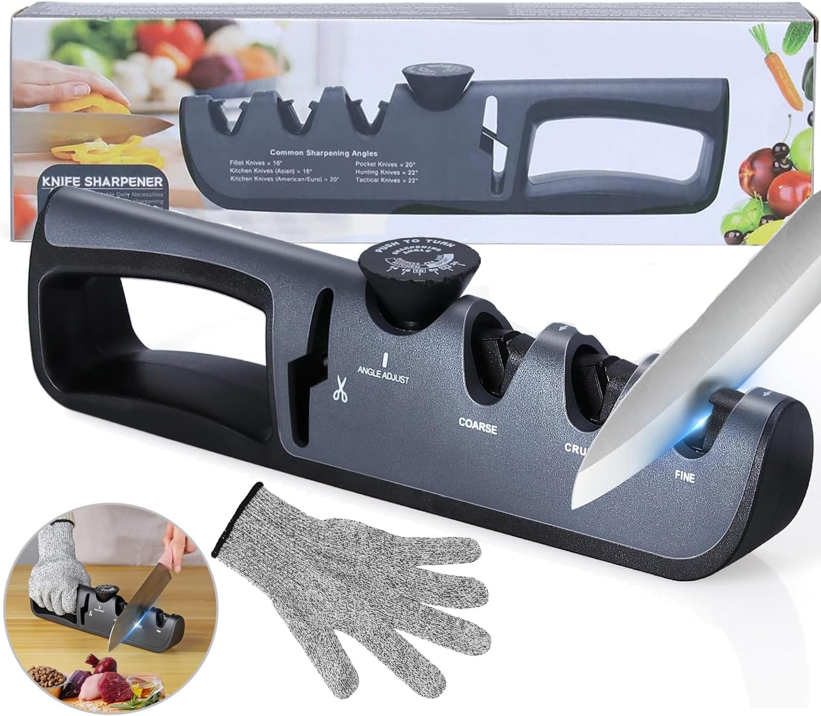 Amazon.com: Opinel Manual Sharpener, Portable Compact Knife Maintenance ...