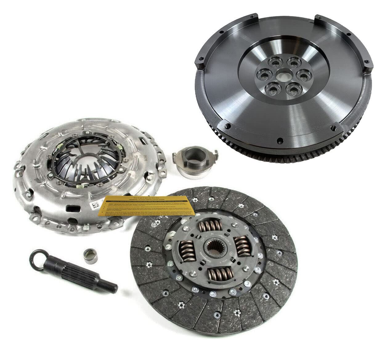 Amazon.com: LUK CLUTCH KIT + FORGED FLYWHEEL FOR 2006-2013 MAZDA 3 6 ...