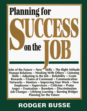 Planning for Success on the Job : Busse, Roger: Amazon.de: Bücher