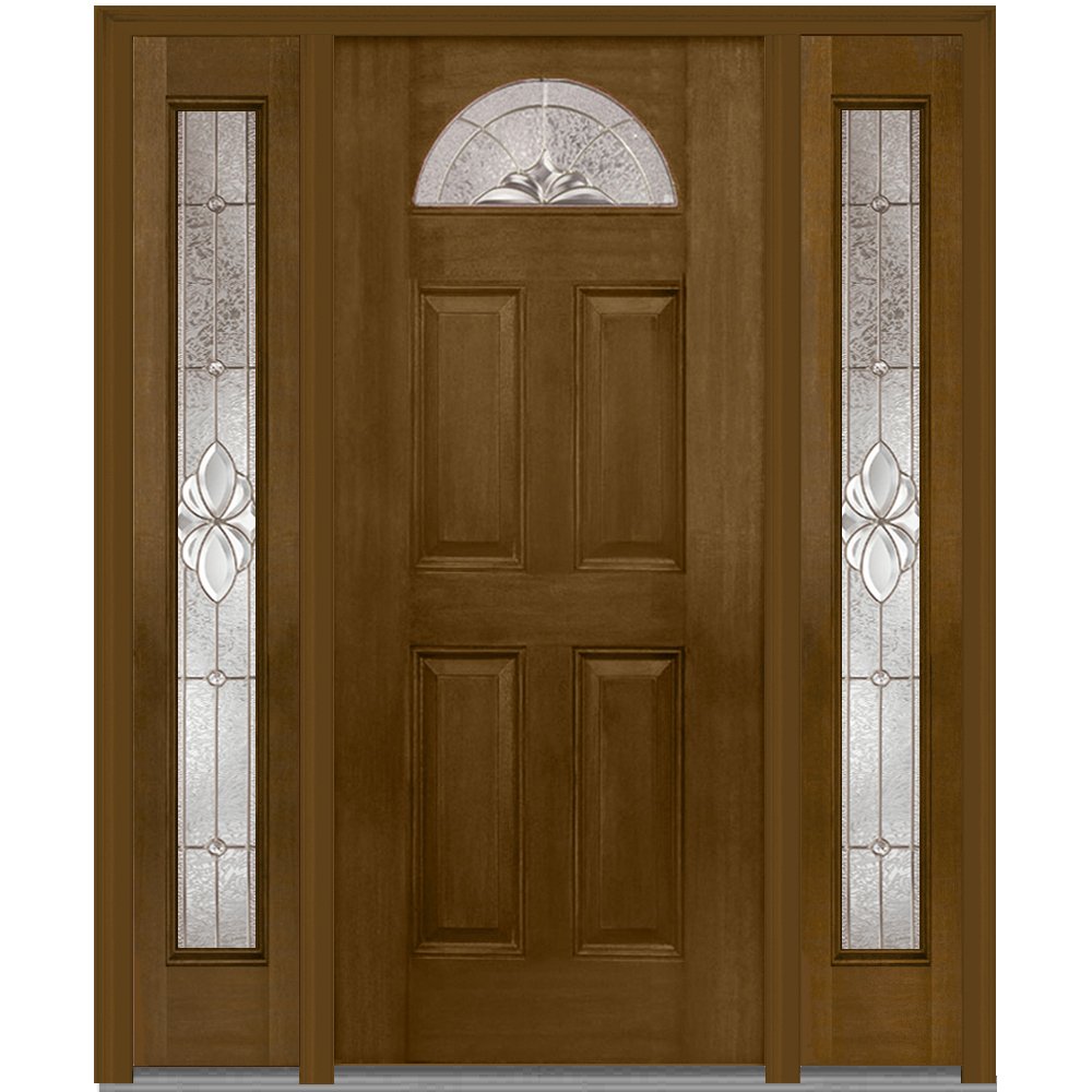 National Door Company ZA02640L Fiberglass Mahogany, Burnished Walnut ...