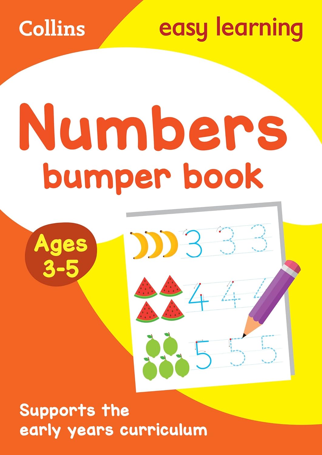 Numbers Bumper Book Ages 3-5: Ideal for Home Learning : Collins Easy ...