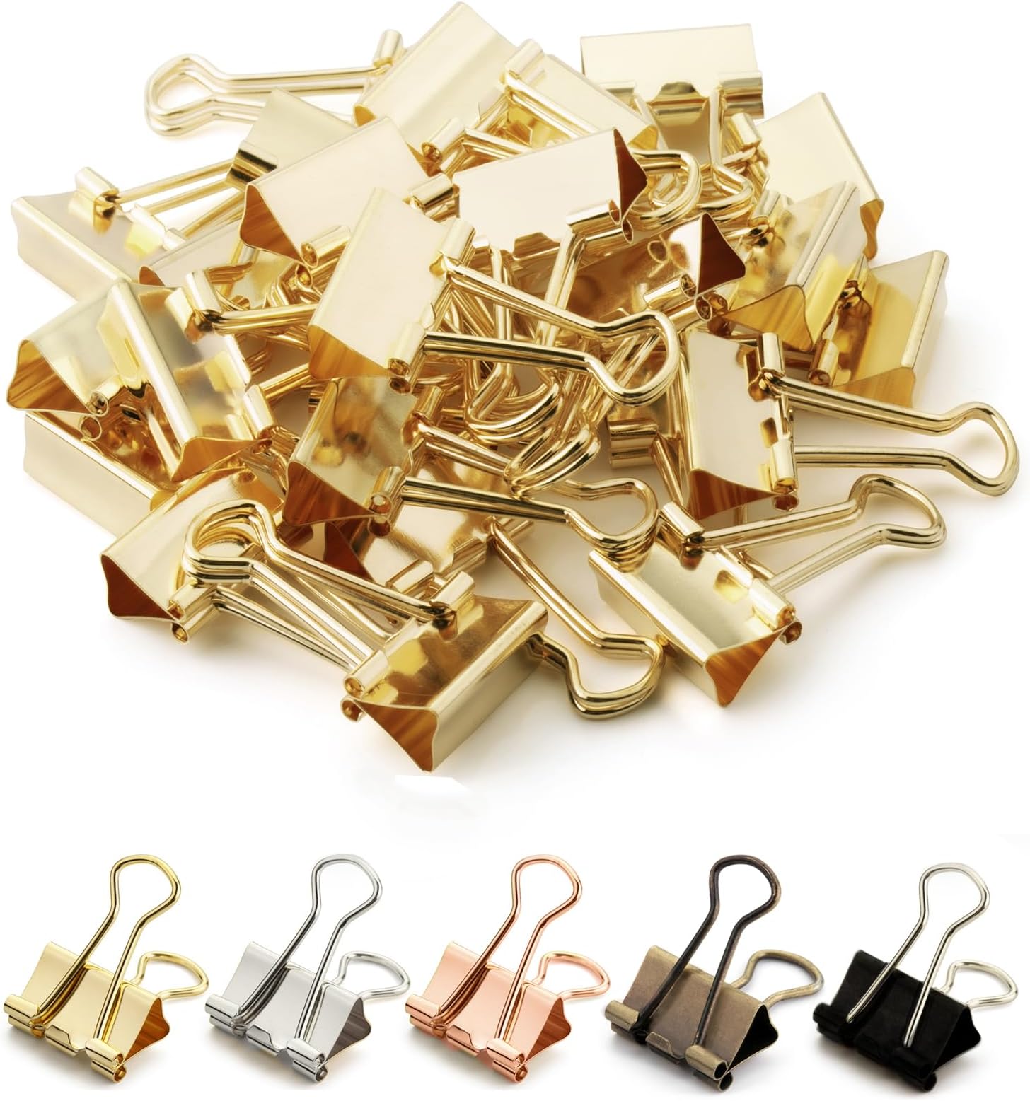 Amazon.com : Mr. Pen- Binder Clips, Small Binder Clips, 50Pack, 0.75 in ...