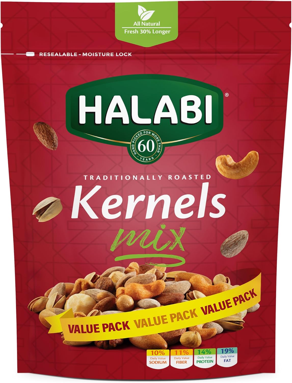 Halabi - Mix Kernels - Mixed Nuts - Peanuts, Cashews, Almonds ...