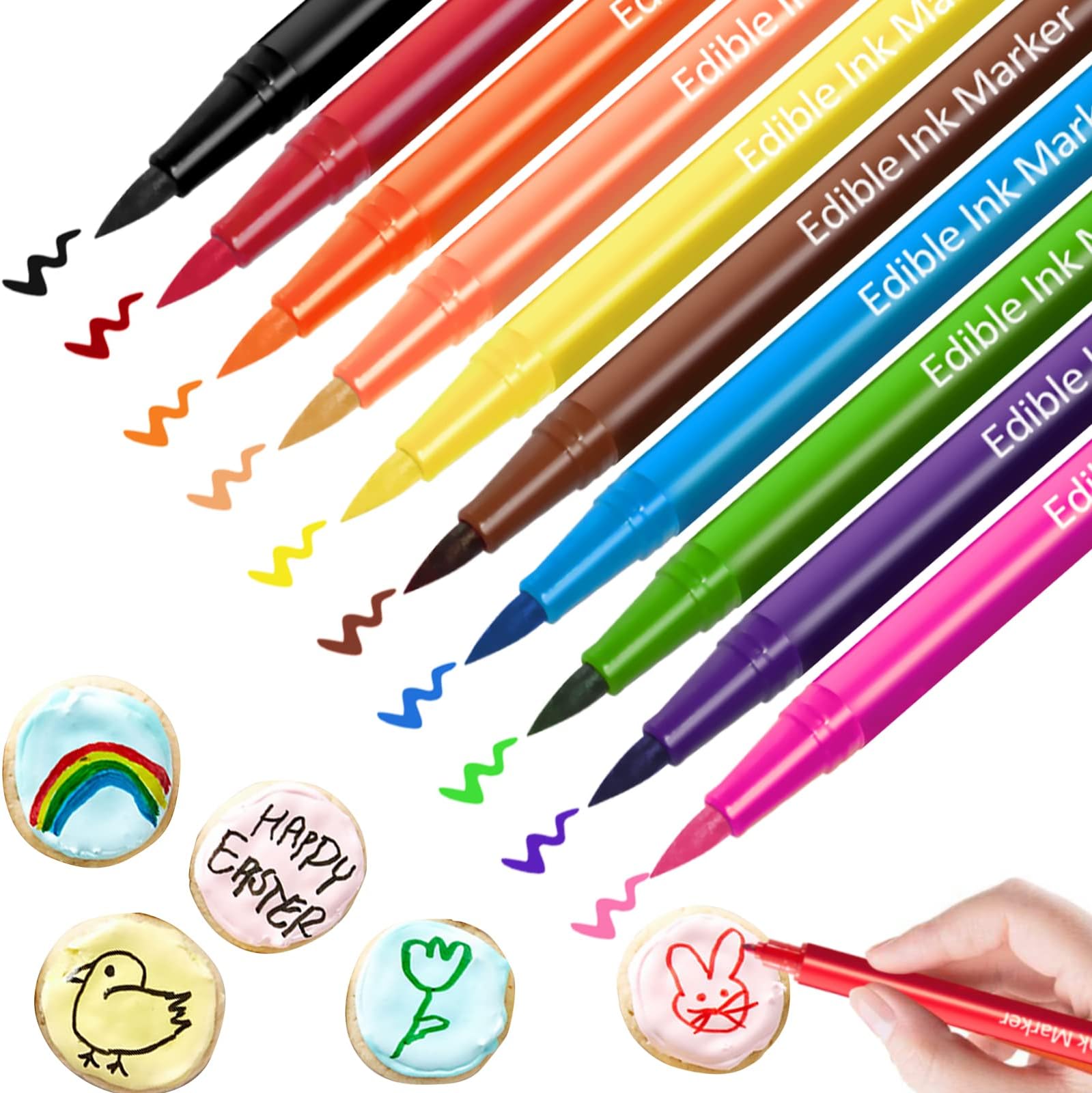 Amazon.com: Sotek Food Coloring Pen, Food Grade Edible markers, Edible ...