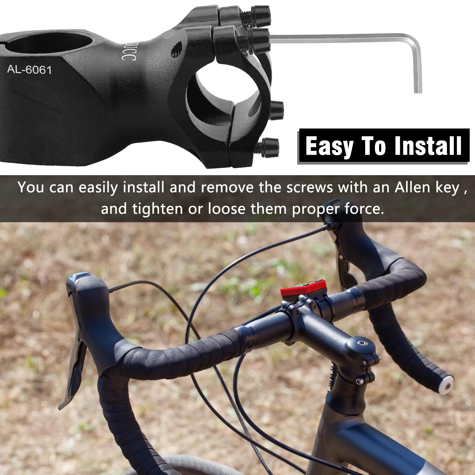 15 Piece Stem Bolts Kit, M5 x 20 mm Bike Bolts, Bicycle Stem Screw with ...