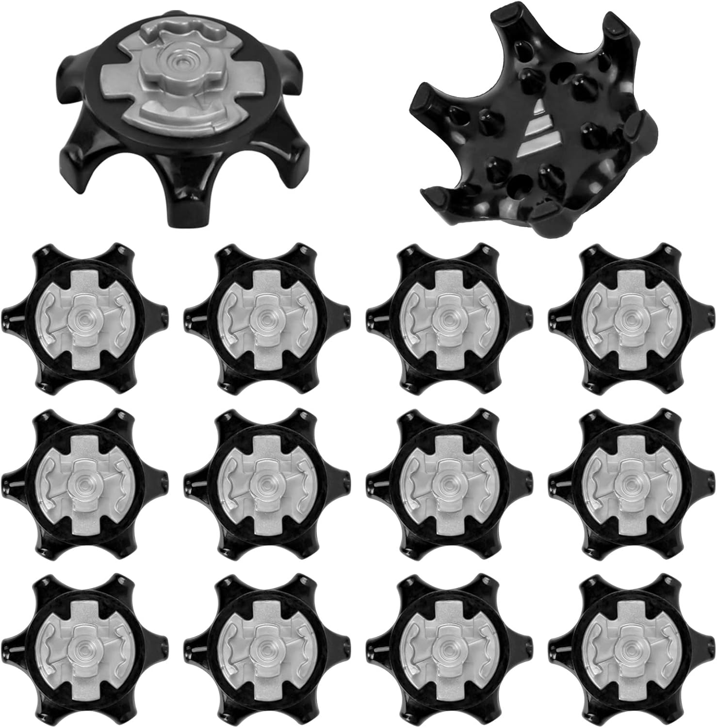 Dokpav 14Pcs Anti-Skid Stinger Rubber Golf Shoe Spikes, Soft Spike ...