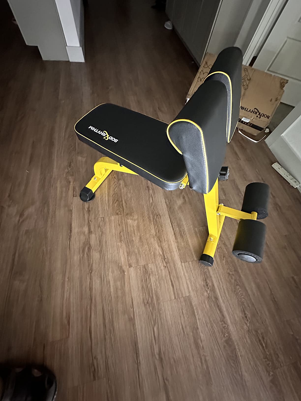 $18/mo - Finance BODYRHYTHM Compact Adjustable Weight Bench for Full ...