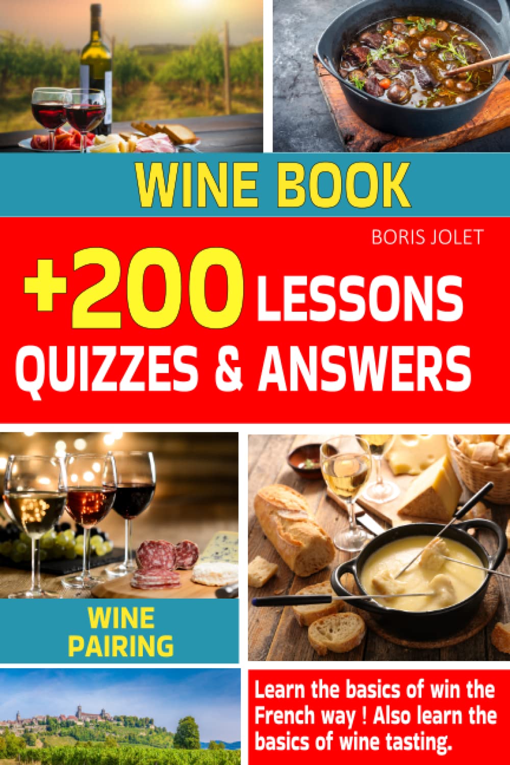 Wine book : Learn the basics of wine, food and wine pairing and French ...