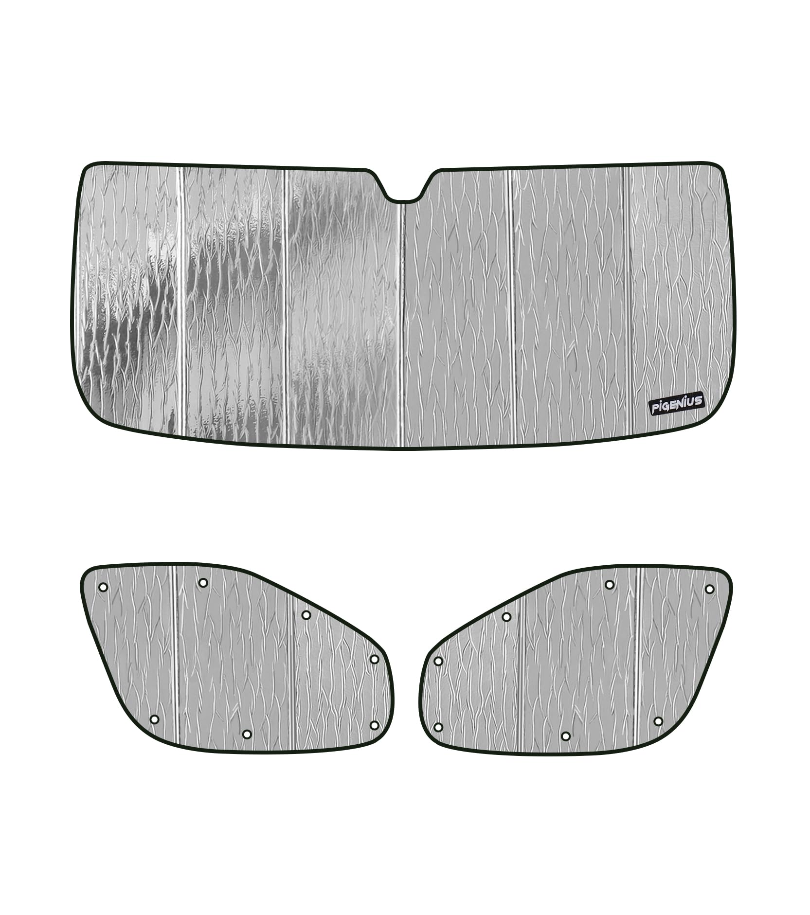 Amazon.com: Pigenius Windshield and Front Door Window Sun Shade for ...