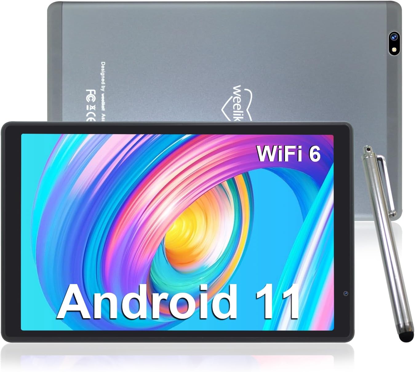 Amazon.com : weelikeit Android Tablet 10 inch, 3GB+32GB 512GB Expand HD ...