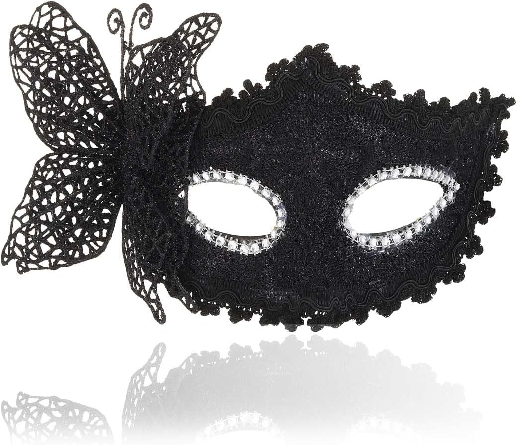 Amazon.com: Oxotoi Butterfly Masquerade Masks Halloween Party Mask Prom ...