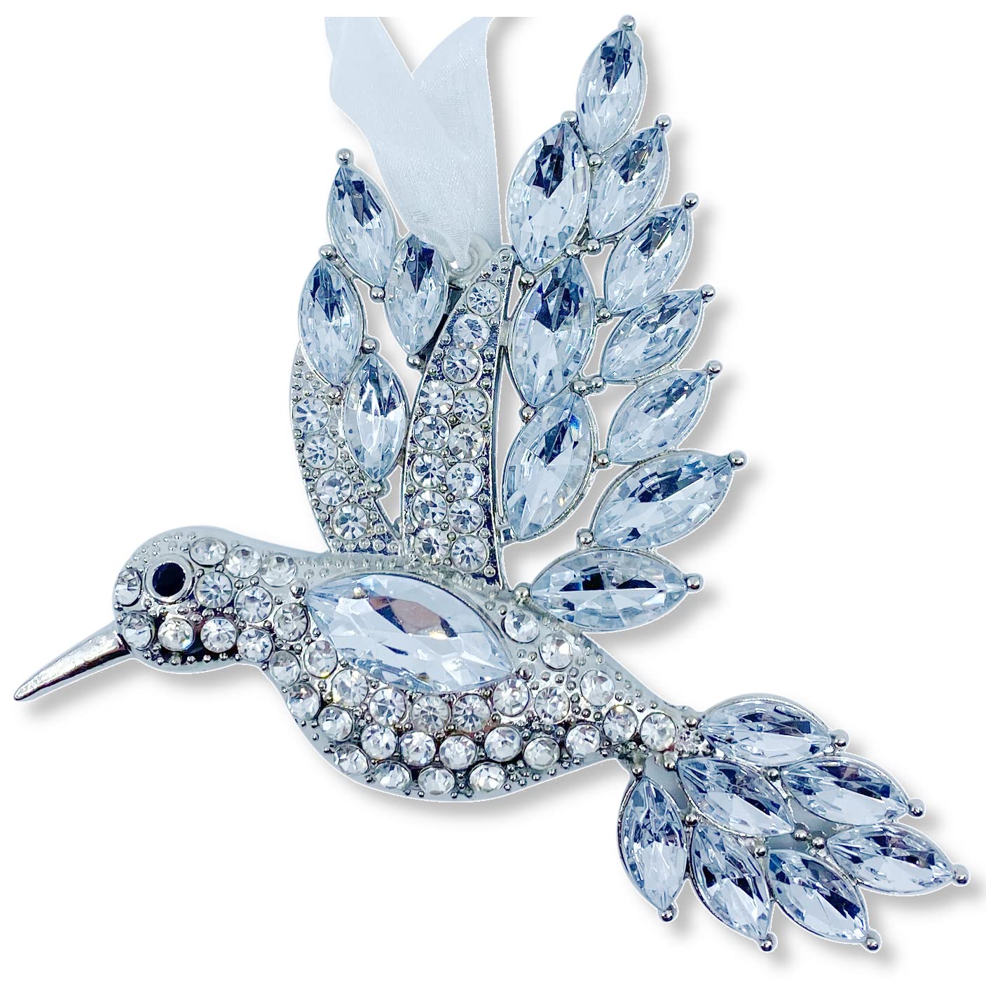 Amazon.com: Crystal Hummingbird Ornament for Christmas Tree or Hanging ...