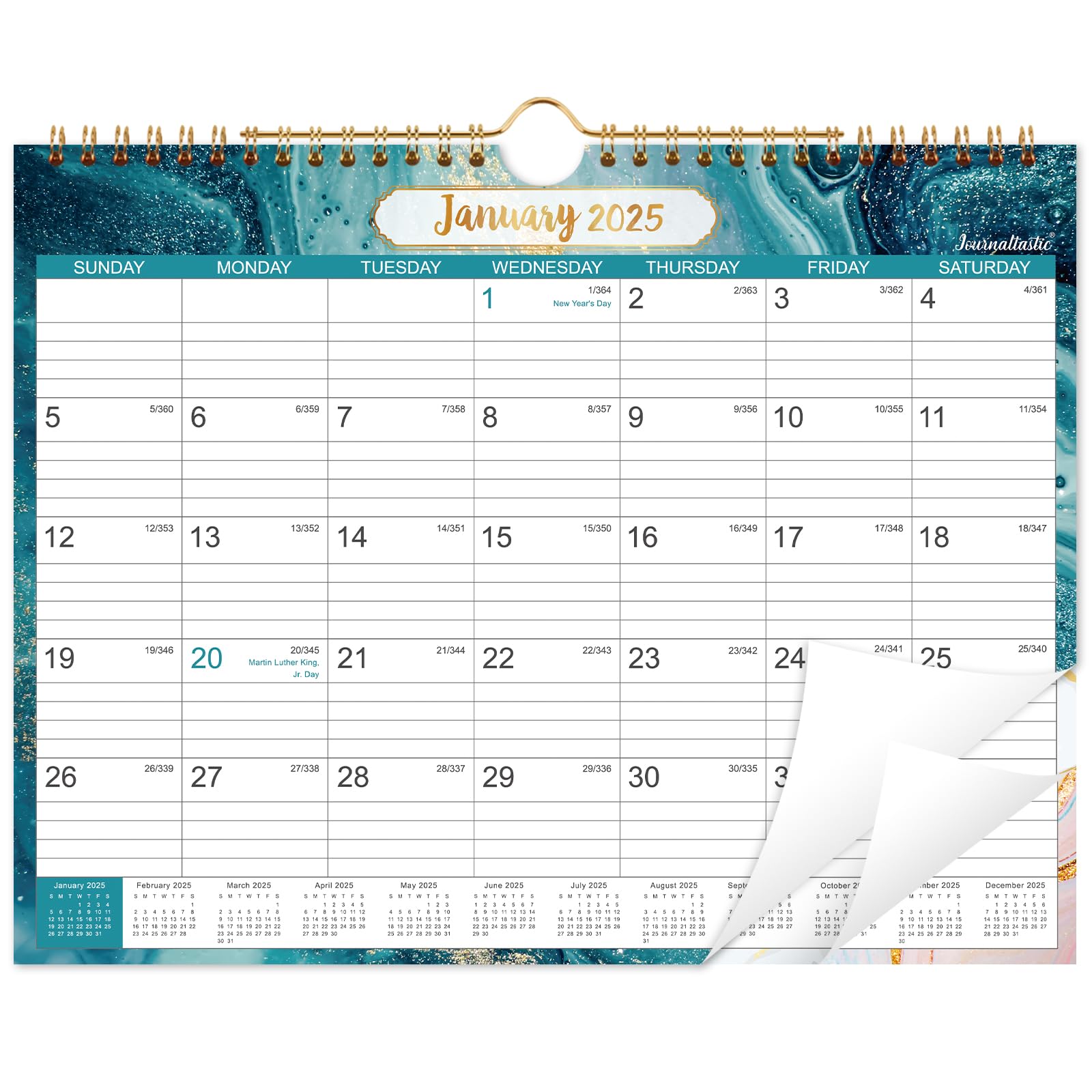 Amazon.com: Wall Calendar 2025 - Monthly Calendar January 2025 ...