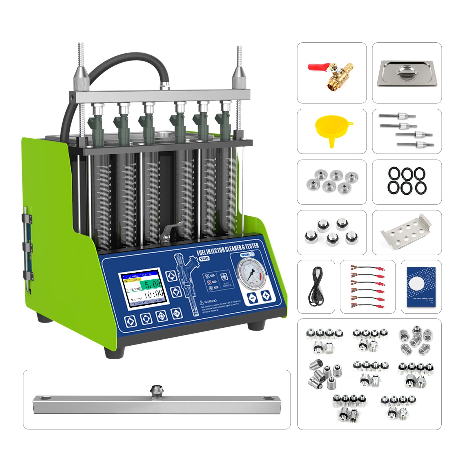 Amazon.com: BELEY Fuel Injector Cleaner Machine 6 Cylinder 2-in-1 ...