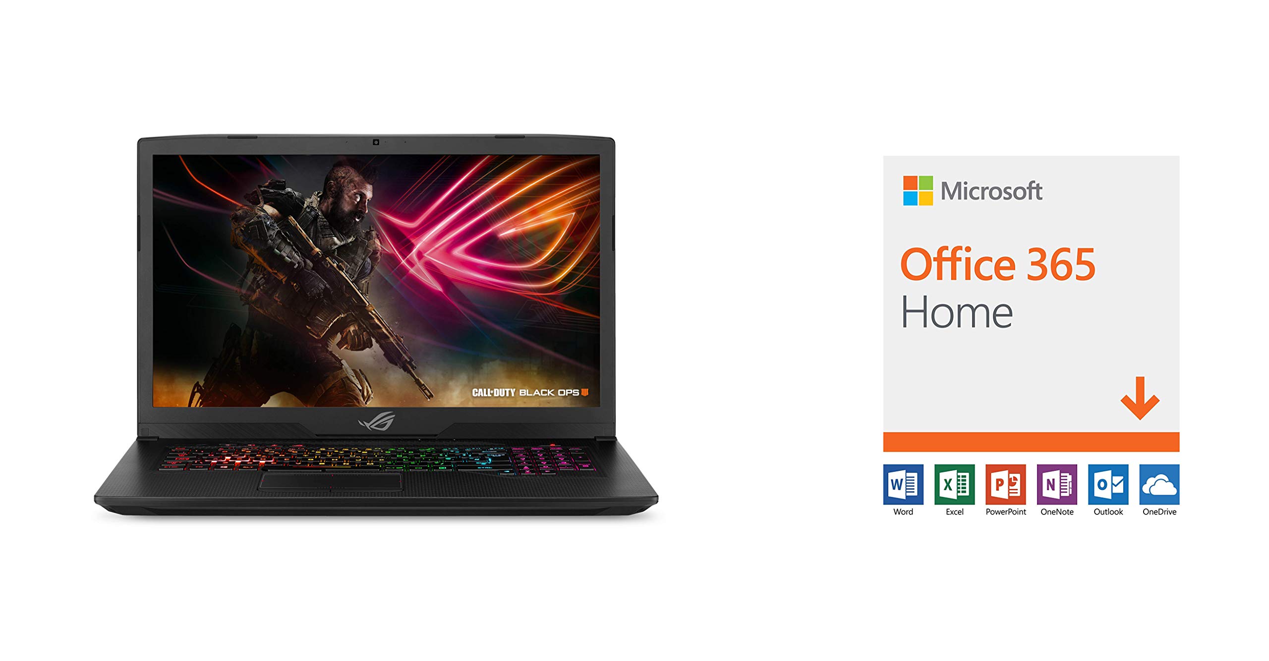 Buy ASUS ROG Strix Edition 17.3” and Microsoft Office 365 Home Online ...