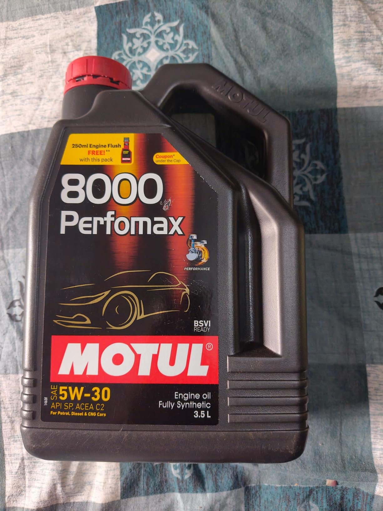 Motul 8000 Perfomax 5W-30-3.5L|Fully Synthetic|Maximum Performance ...