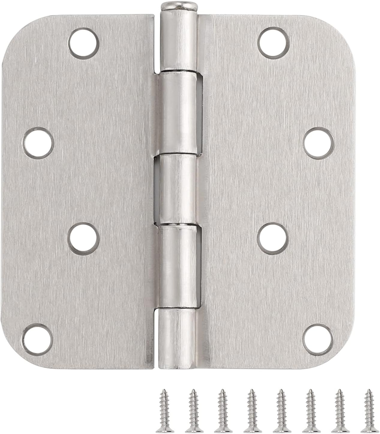 6 Pack Satin Nickel Finish US15 Interior Exterior Door Hinges (4"L X 4 ...