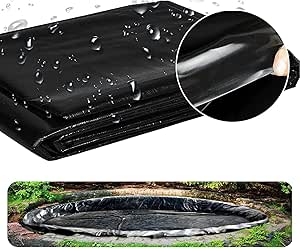 Flexible Fish Pond Liner 2x3m 3x6m 4x8m Pond Liner Fish Garden Bed ...