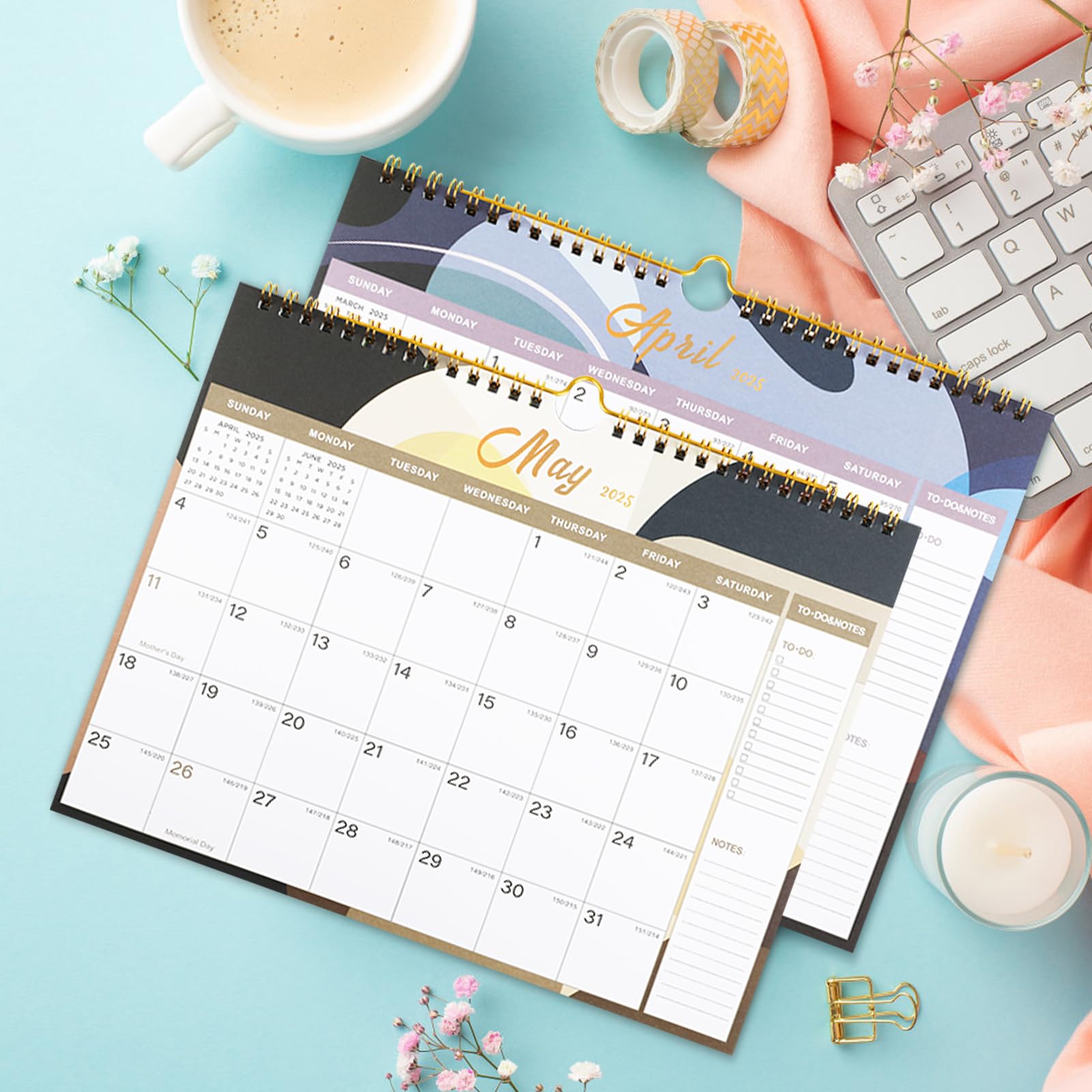 Snapklik.com : Vibrant Focus 2024-2025 Wall Calendar - 18 Monthly Wall ...