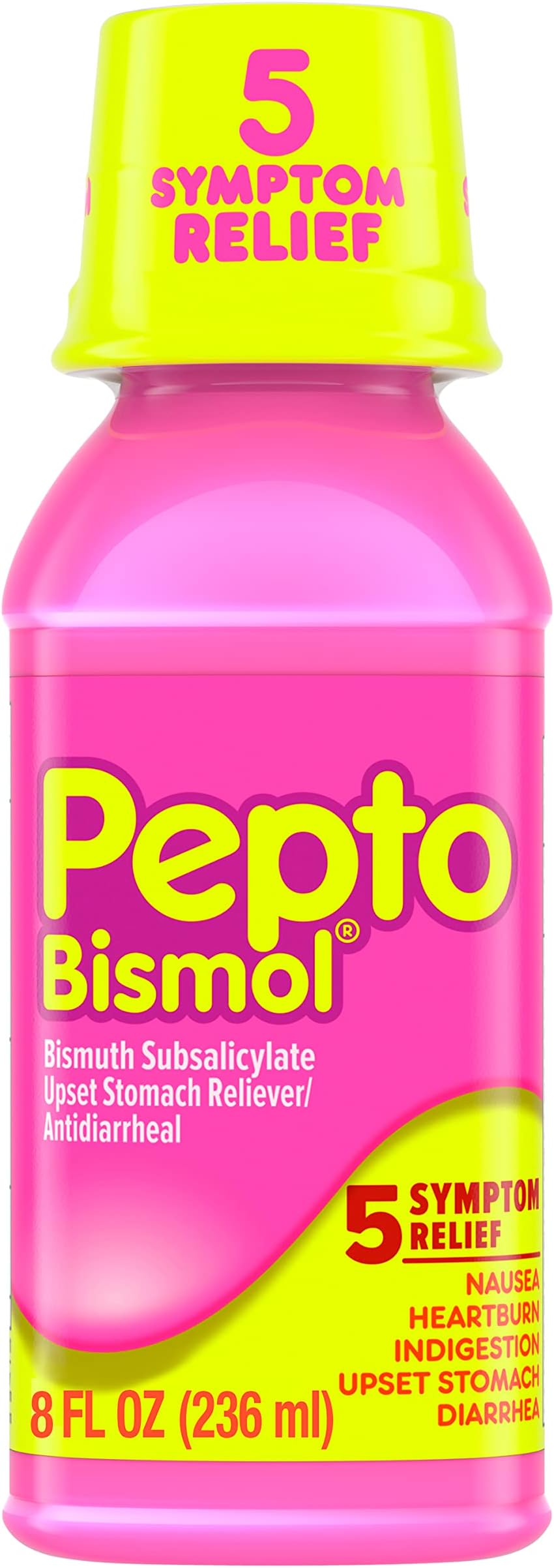 Amazon.com: Pepto Bismol Liquid for Nausea, Heartburn, Indigestion ...