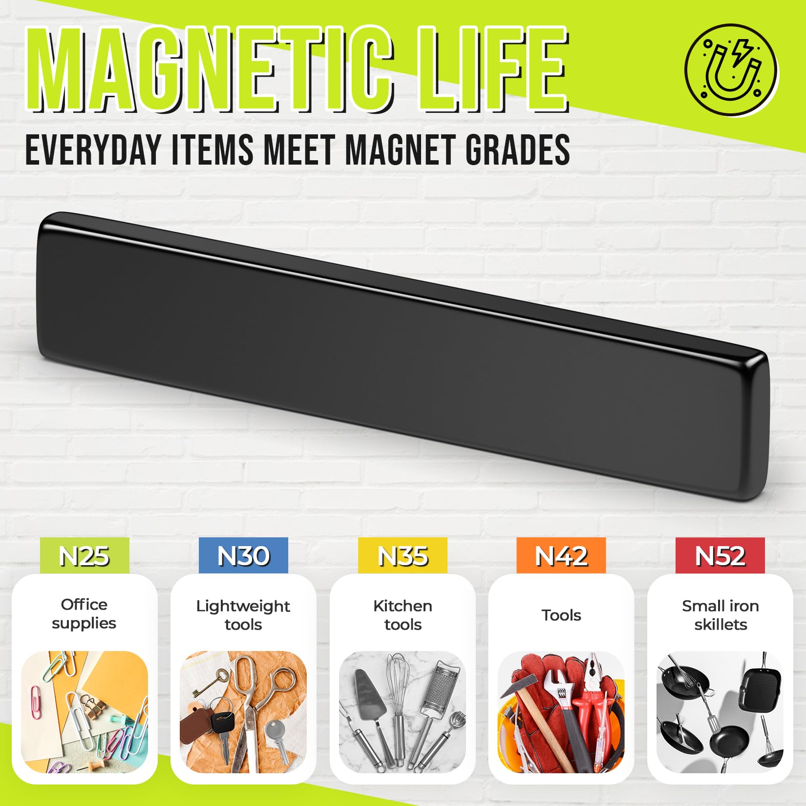 Snapklik.com : FINDMAG 12 Pack Powerful Neodymium Magnets, Strong Rare ...