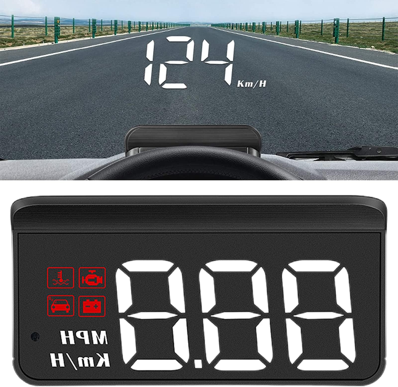 Car HUD Head Up Display, 2023 Upgrade Head Up Display Windshield ...