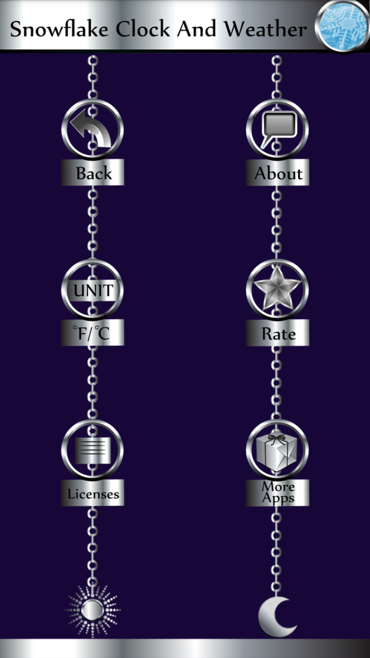 Snowflake Clock And Weather - App on Amazon Appstore