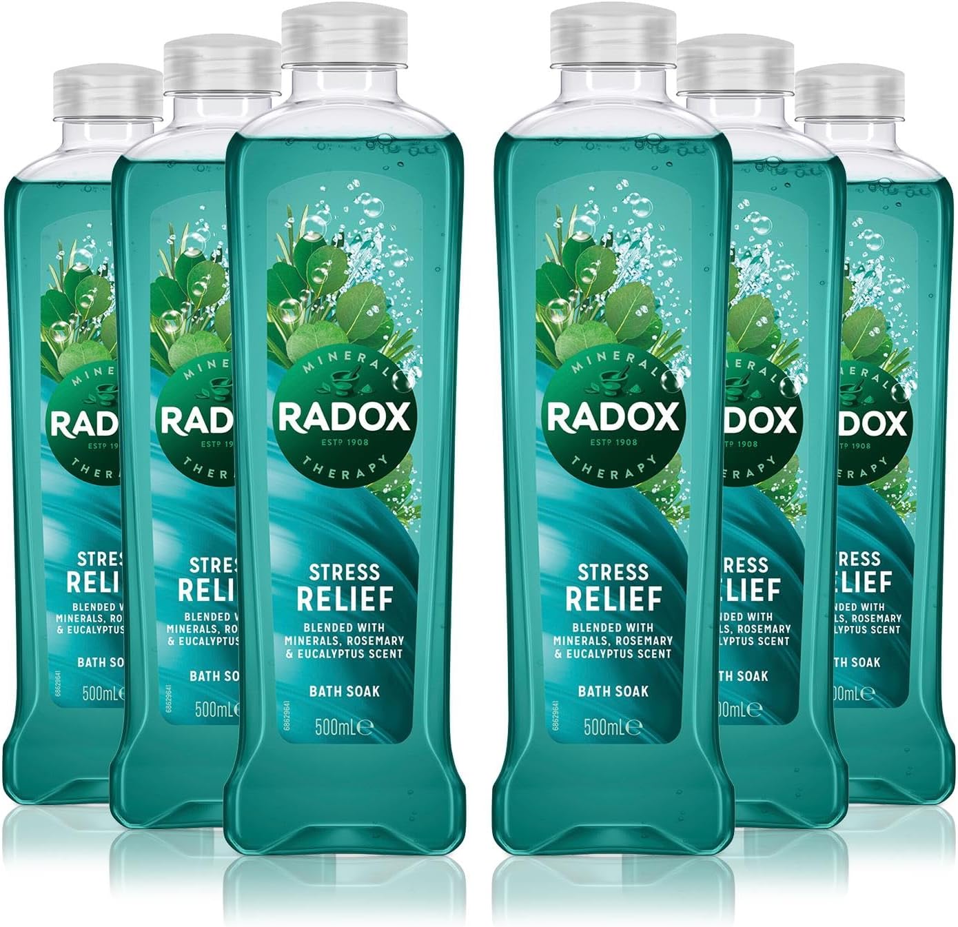 Radox Feel Good Fragrance 500ml Stress Relief Bath Soak, Pack of 6 ...