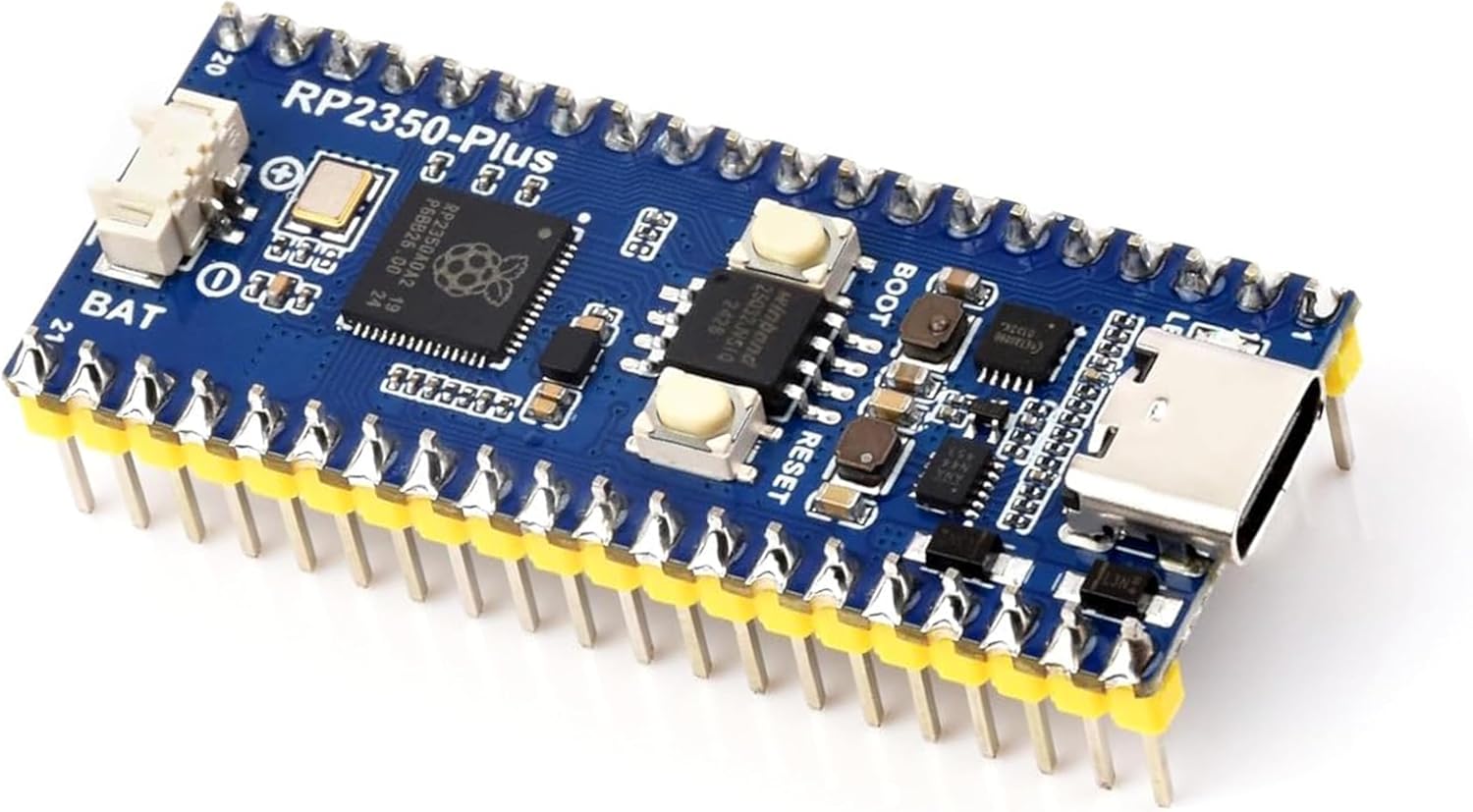 Rp2350 Plus Development Board With Pre Soldered Header Pico Like Mcu Board Based On