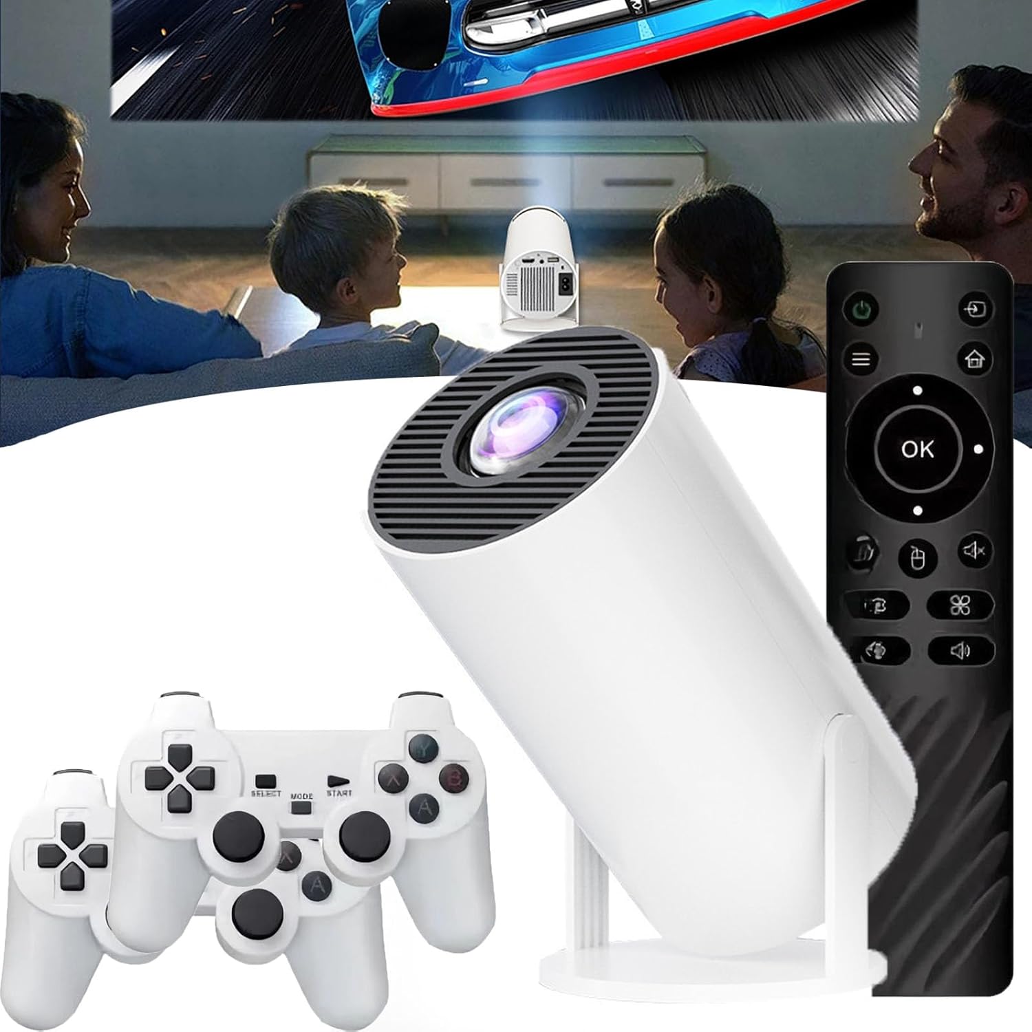 Amazon.com: M300 Max Game Projector, 2.4g Wireless M300 Max Game, P30 ...