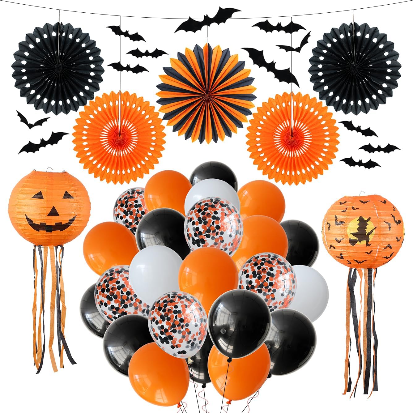 Amazon.com: Halloween Birthday Party Decorations, Halloween Pumpkin ...