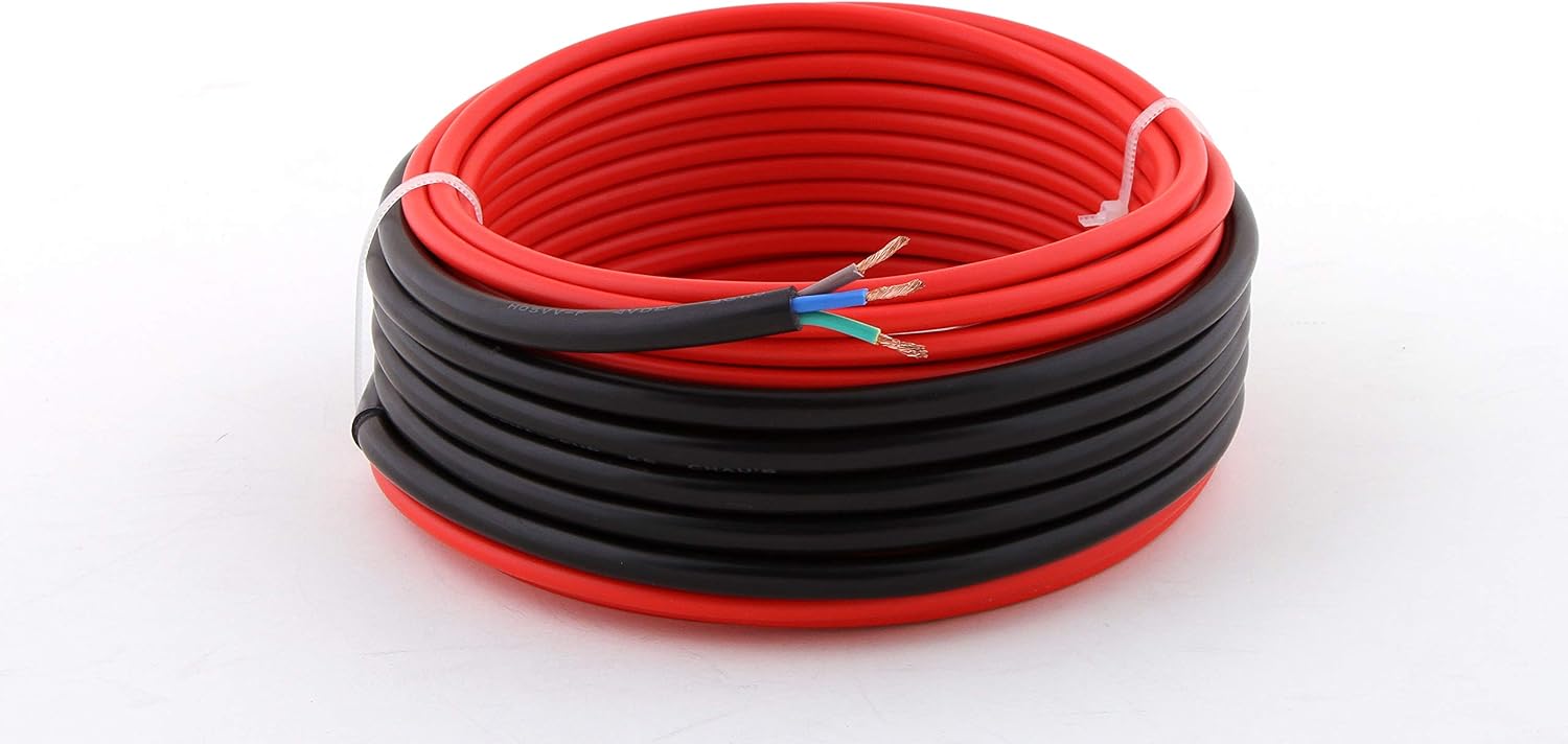 Amazon.com: 230V 3.6mm Twin Conductor underfloor Electric Cable Easy ...