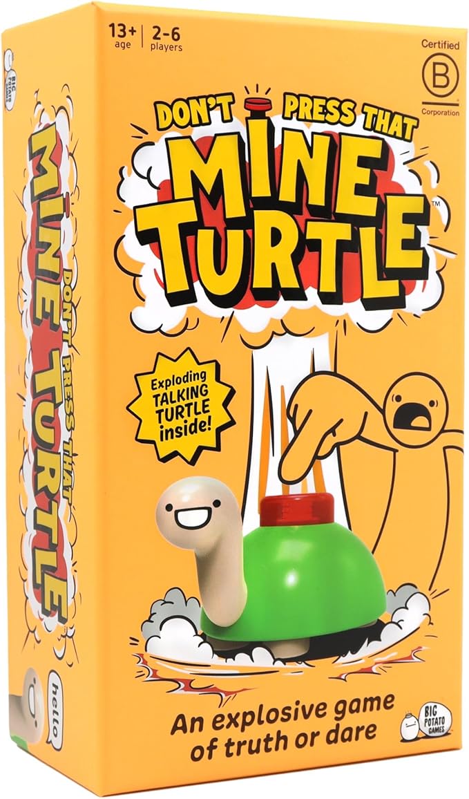 Amazon.com: Big Potato Mine Turtle: an Explosive Game of Truth Or Dare ...