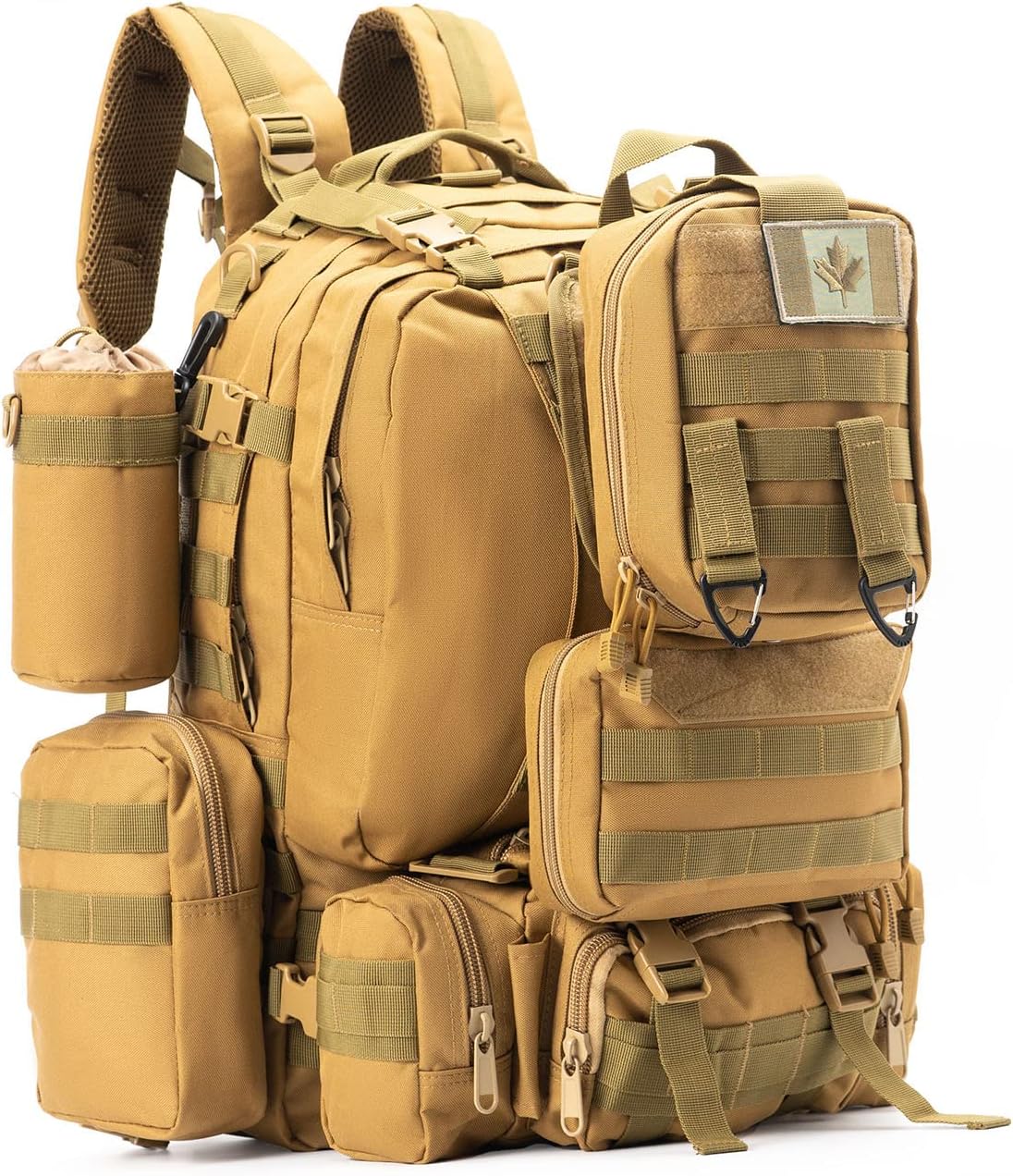 Amazon.com: JXHV Military Tactical Backpack - Army Rucksack Assault ...