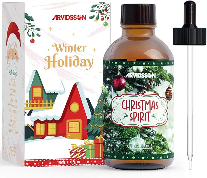 Christmas Essential Oil 4 Fl Oz (120ml), ARVIDSSON Christmas Spirit ...