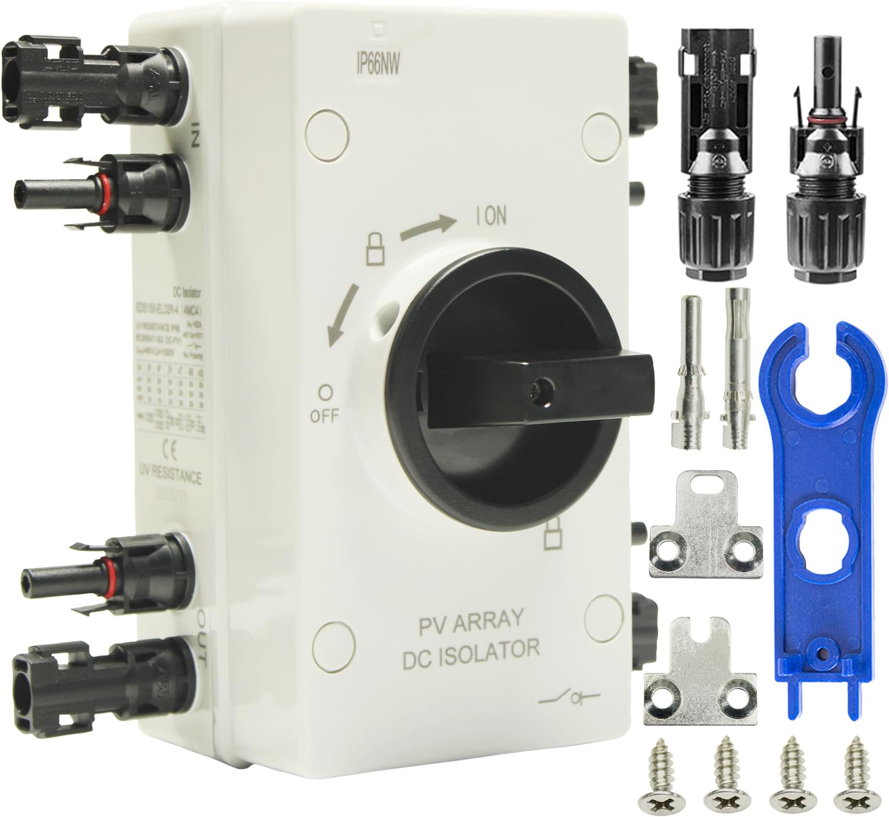 Amazon.com: Industrial Control Direct DC Disconnect 32 Amp 4-Pole Nema ...