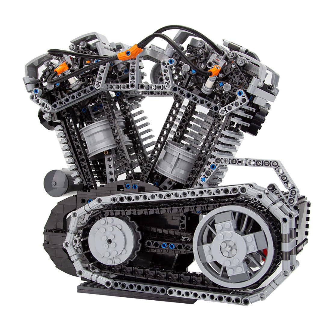 Amazon.com: BrickCraftWorks Engine Model Building Kit with Motor ...
